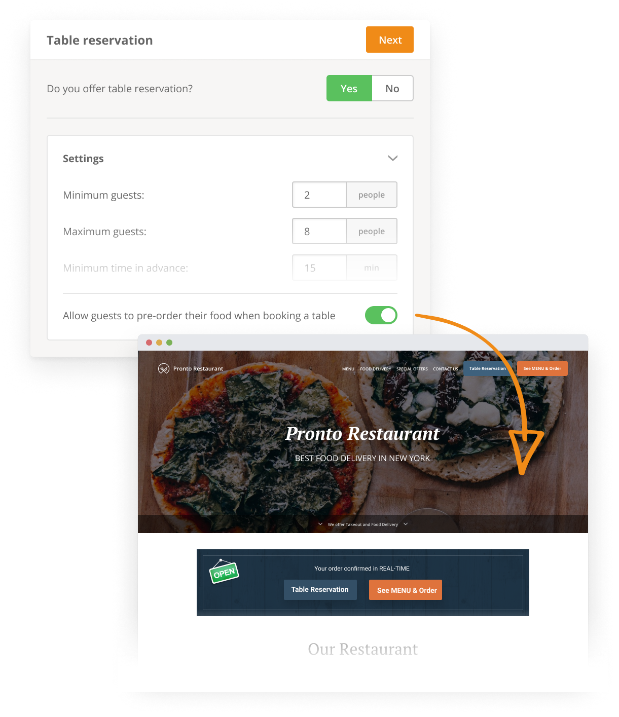 The best free online restaurant table booking system