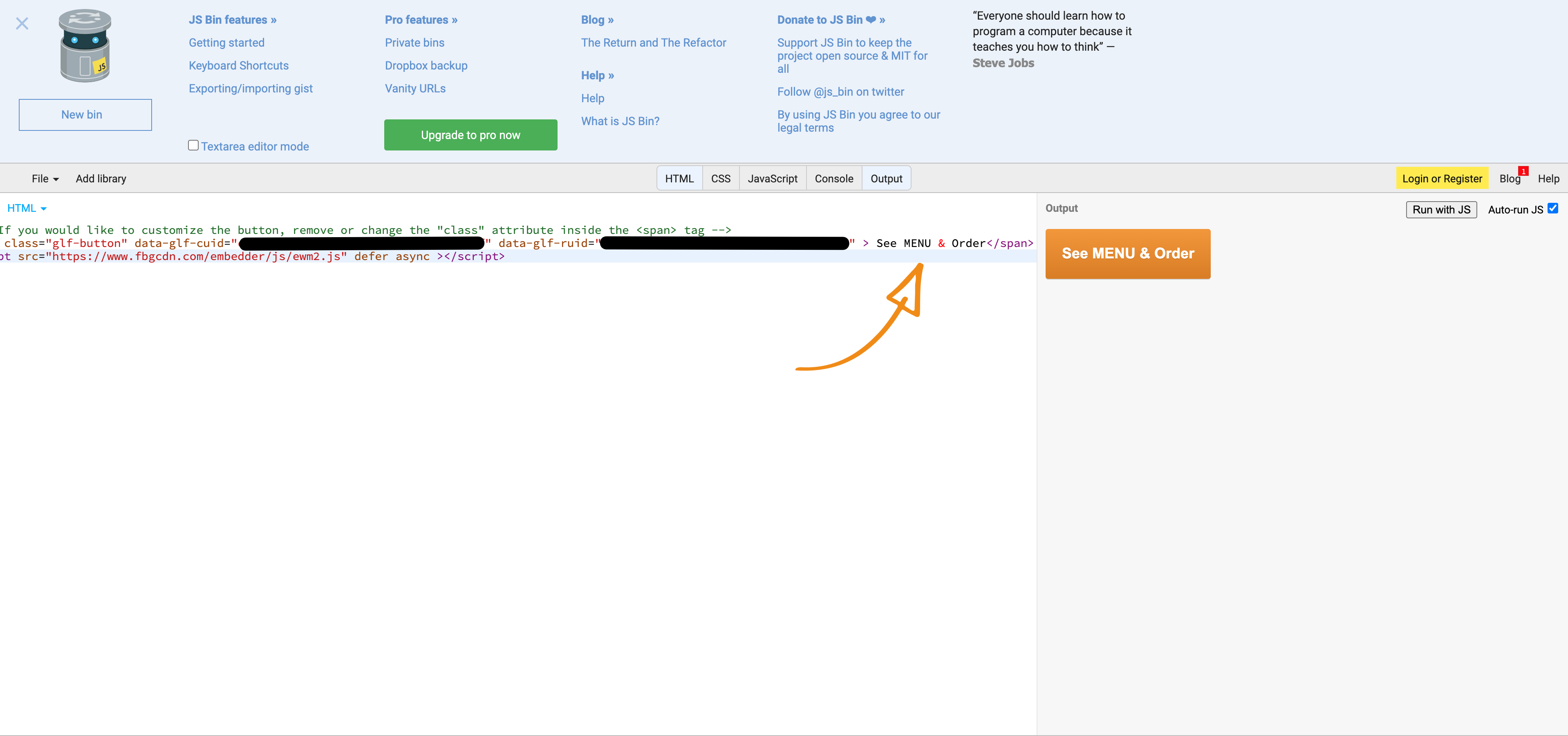 How to Customize the Restaurant Online Ordering Button
