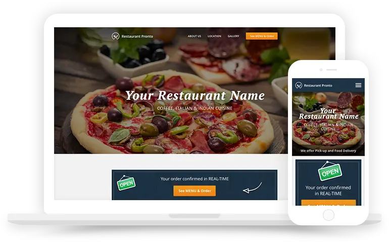 Why Use GloriaFood Responsive Restaurant Website Templates