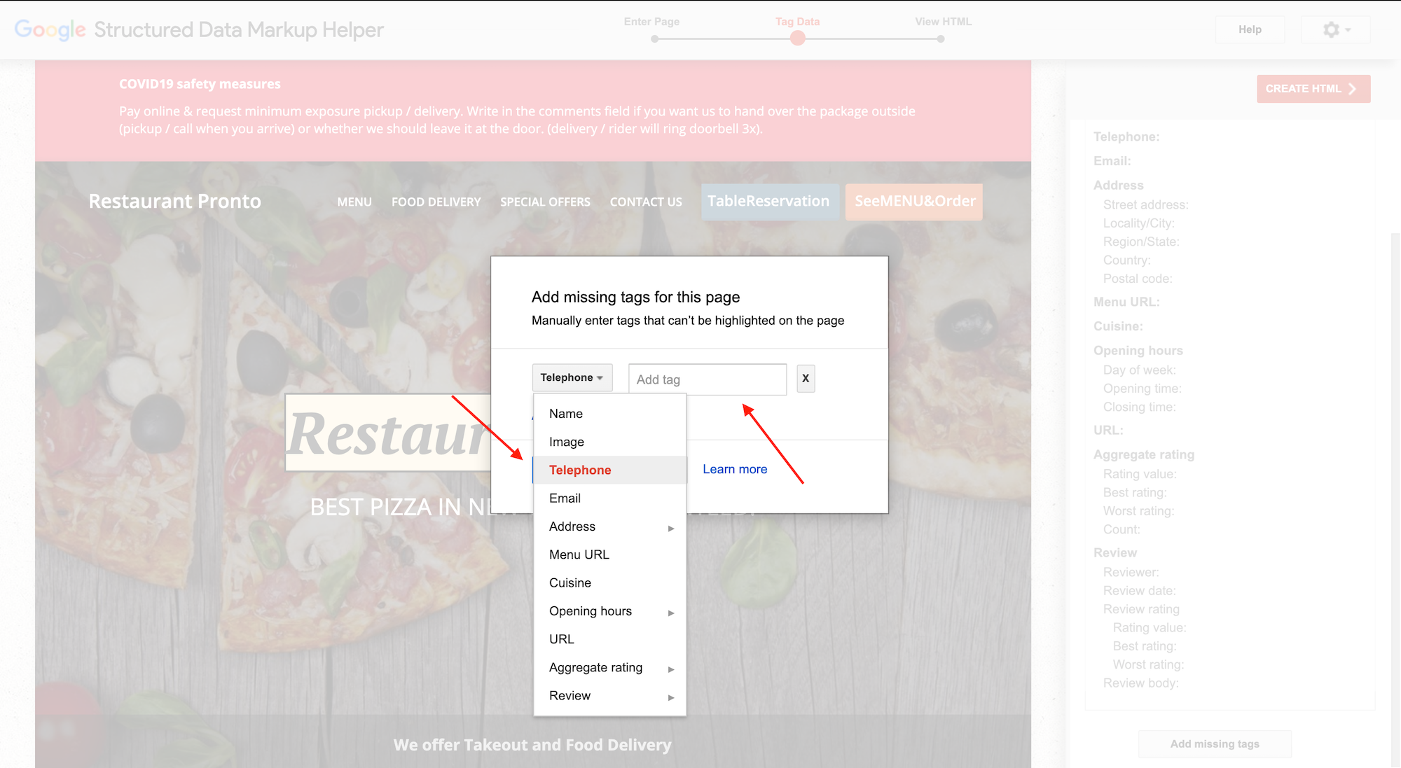 How to Correctly Implement the Restaurant Schema Markup