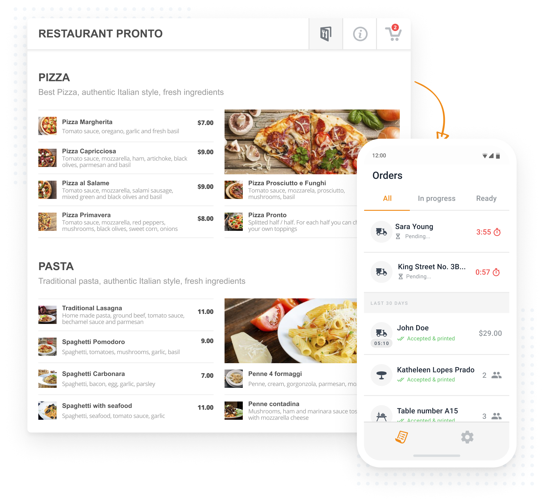 Restaurant-Website erstellen - mit Online-Bestellmöglichkeit, um Ihre ...