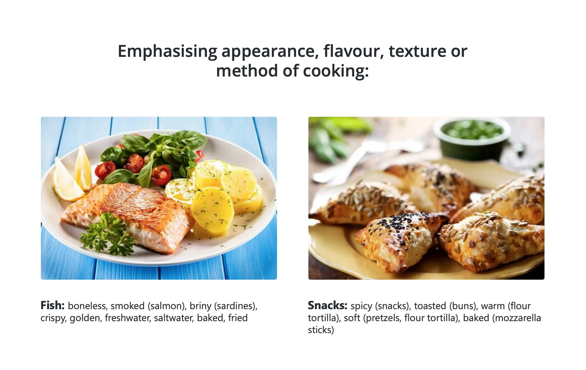 Restaurant Lunch Menu Ideas