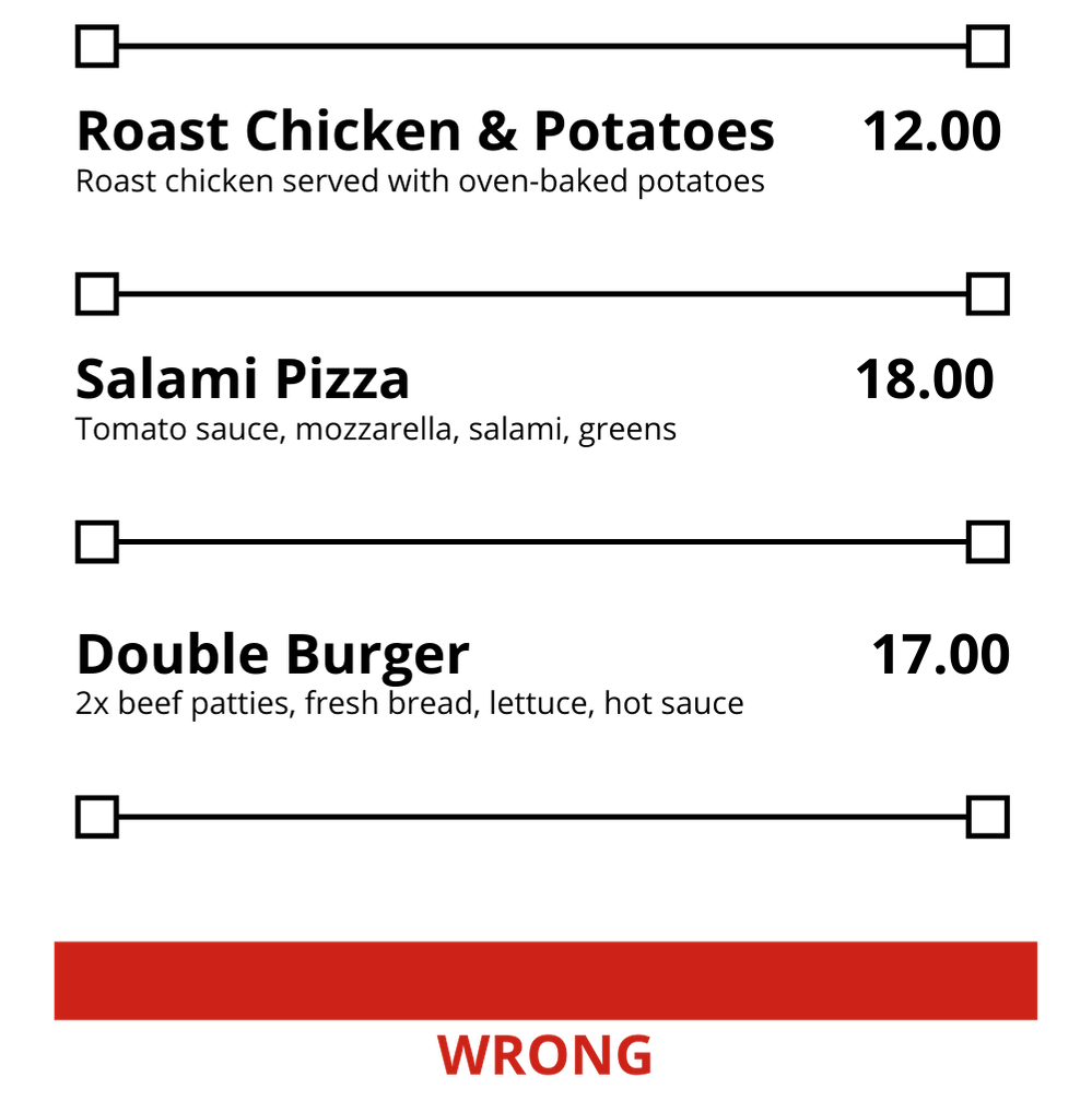 How to Write Delicious Restaurant Menu Descriptions That Sell